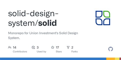 Github Solid Design System Solid Monorepo For Union Investment S Solid Design System