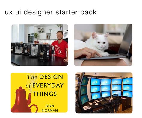 Ux Ui Designer Starter Pack Spicytaco Memes
