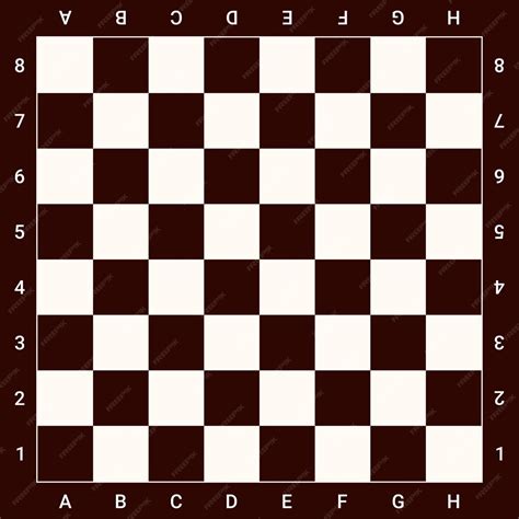 Premium Vector Chess Board Template Printable Vector