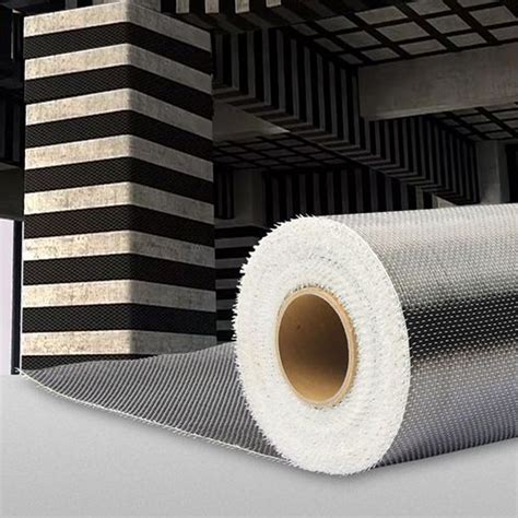 R Cf Ud 200gsm Vải Gia Cố Xây Dựng Cường độ Cao Cấp I Vải Carbon đơn