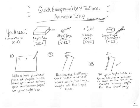 A Quick Inexpensive Diy Traditional Animation Setup Tutorial Nine