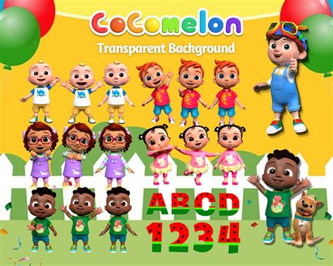Cocomelon Characters Png