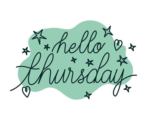 Happy Thursday Icons