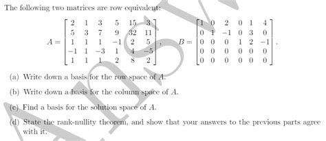 Solved About Linear Algebra Please Explain In Detail Will Chegg