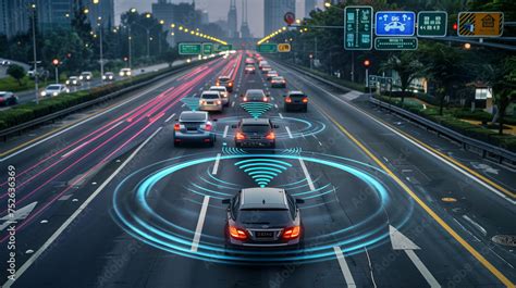 Sensing System And Wireless Communication Network Of Vehicle Autonomous Car Driverless Car