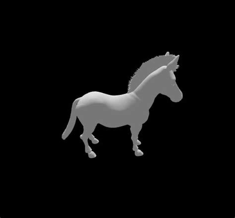 🦓 Anthro Zebra Stand Alone Figure・ Stl File For 3d Printing・cults