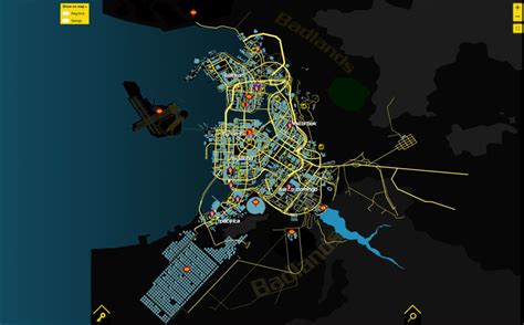 Night City Regions