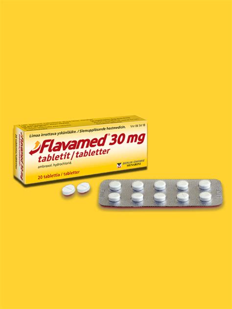 Flavamed® 30 Mg Tabletit Limaisen Yskän Hoitoon