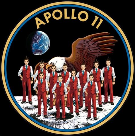 Apollo 11 Mission Patch R Aceattorneycirclejerk