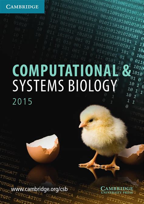 Computational And Systems Biology Cluster 2015 By Cambridge University Press Issuu