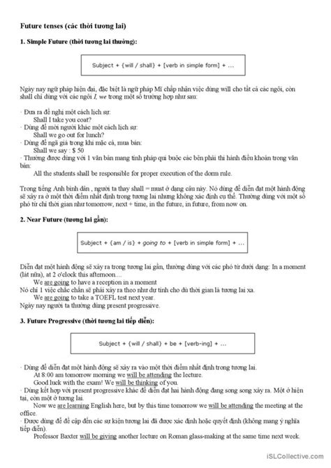 Simple Future Tense General Grammar English Esl Worksheets Pdf And Doc