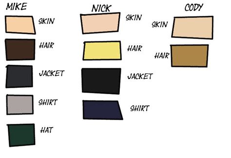 Base Colours By Tangledumbra65 On Deviantart