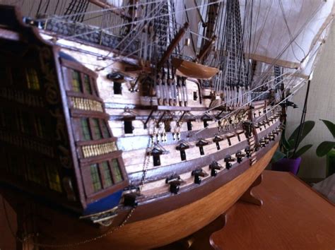 Макет парусника флагмана ВИКТОРИЯ ручная работа корабль Viktory 650 27 000 грн