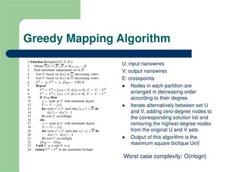 Ppt A Mapping Algorithm For Defect Tolerance Of Reconfigurable Nano Architectures Powerpoint