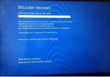 BitLocker Keeps Asking For Recovery Key On Windows 10 11