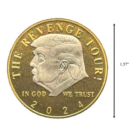 Donald Trump 2024 The Revenge Tour Commemorative Presidential Gold