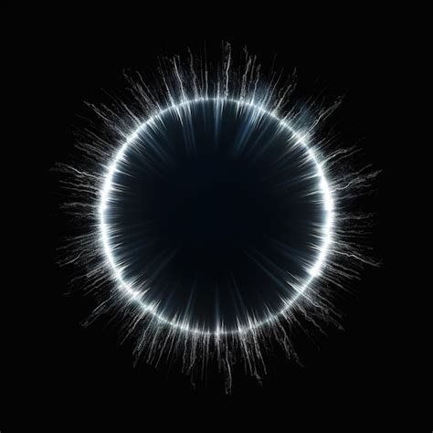 Circular Abstract Light Flare Premium Ai Generated Image