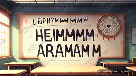 Ai创作图幸福追梦与爱同行教室板报 昵图网