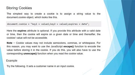 Java Script Cookies Pptx