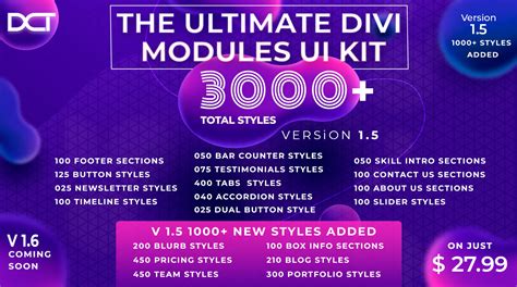 The Ultimate Divi Modules Ui Kit Divi