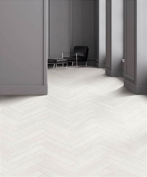 강 헤링본 플랫 화이트 Kh535 동화자연마루