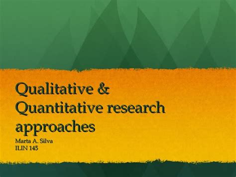 Marta Clase 1 Presentation Qual Quant Ppt