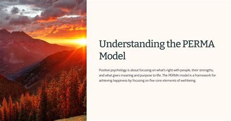 Understanding The Perma Model