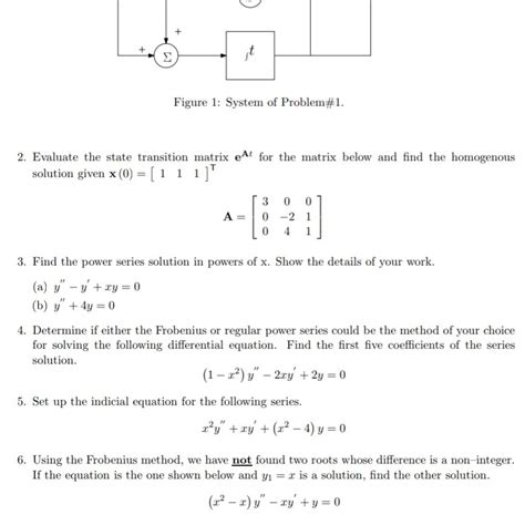Solved Figure System Of Problem Evaluate The State Chegg