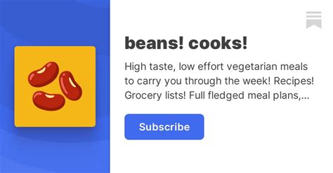 Beans Cooks Taylor Evans Kawchuk Substack