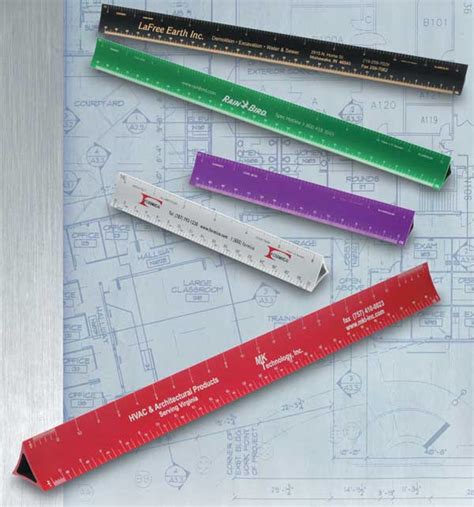 Hollow Triangular Drafting Scales