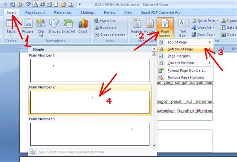 Cara Mengatur Halaman Di Word Agar Berurutan