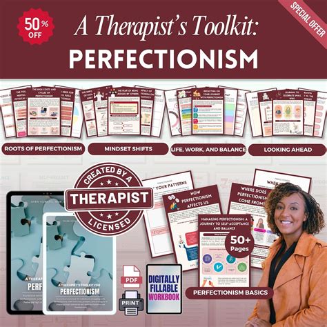 Perfectionism Mega Bundle Workbook Therapy Worksheets Breaking The