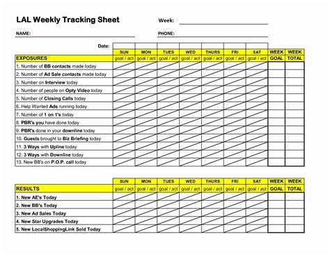 Call Tracking Excel Template