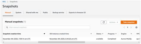 Export Amazon Aurora Mysql Or Amazon Rds Snapshots To Aws S3 Buckets