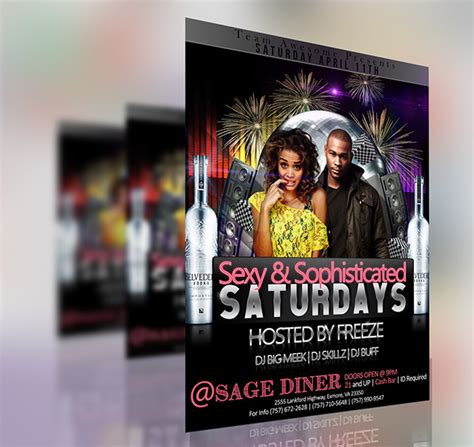 Sexy Sophisticated Event Flyer On Behance