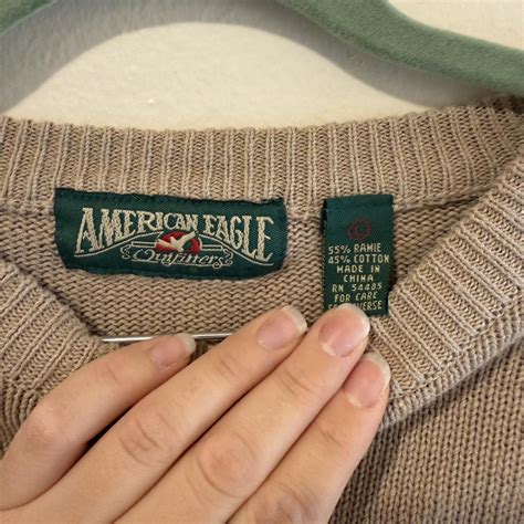 Vintage Tan American Eagle Outfitters Cotton Blend Depop