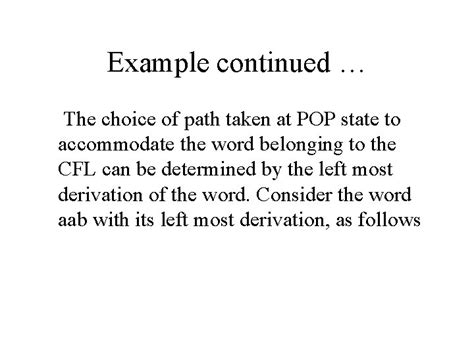 Recap Lecture 38 Example Of PDA With Table