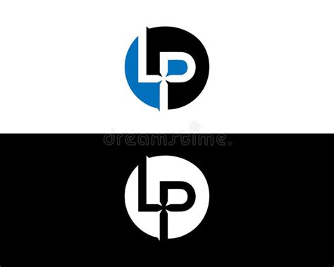 Lp Logo Design Symbol Creative Stock Vector Illustration Of Symbol