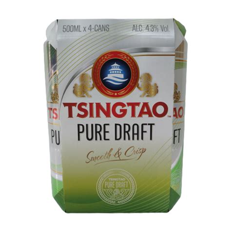 青島純生大罐啤酒 4 X 500ML