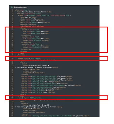 Hide Rows Or Panels In Splunk Dashboards Tekstream Solutions