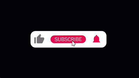 Dynamic Youtube Subscribe Button Animation 23751500 Stock Video At Vecteezy