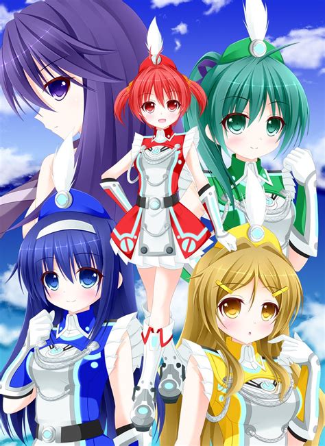 Isshiki Akane Shinomiya Himawari Futaba Aoi Saegusa Wakaba And Kuroki Rei Vividred