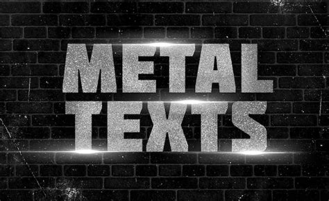 Premium PSD Metallic Text Effect