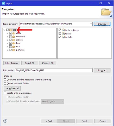Msd Using Tinyusb Stack In Stm32