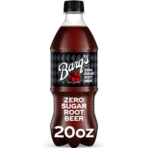 Barqs Zero Sugar Root Beer Soda Pop Bottle 20 Fl Oz