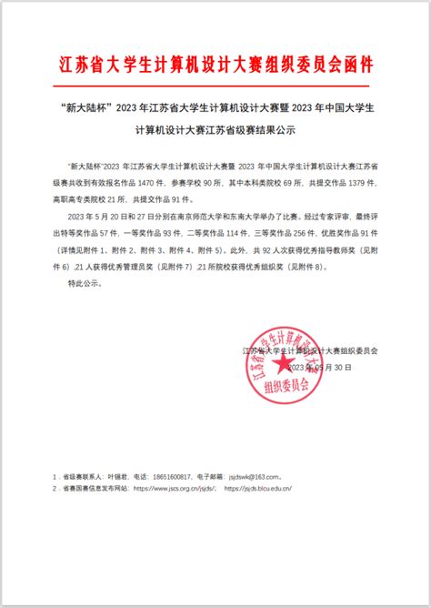 信软学院学子在新大陆杯 年江苏省大学生计算机设计大赛中获佳绩