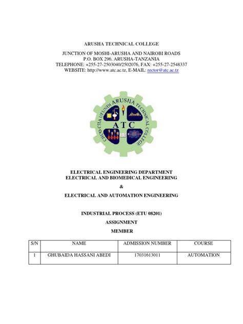 Control System Examples Pdf
