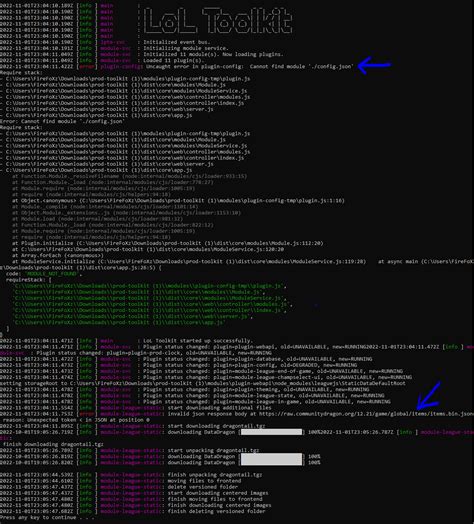 can t launch the prod kit it can t find the config json and new patch