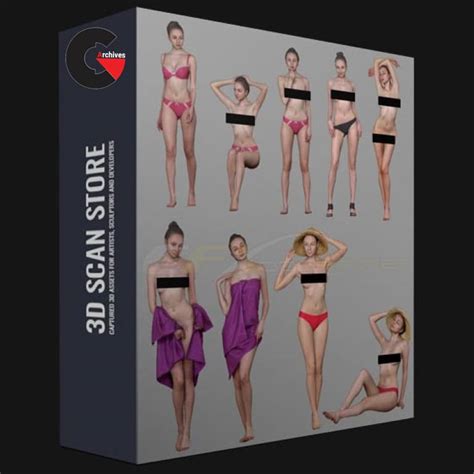 3d Scan Female Reference Pack Cgarchives