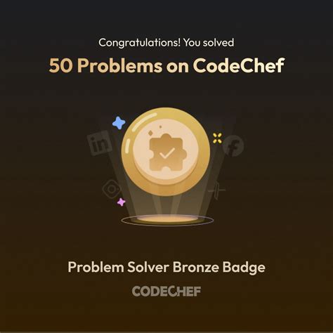 Ranjani Natarajan On Linkedin Codechef Bronzebadge Problemsolving Codingskills Keeppushing